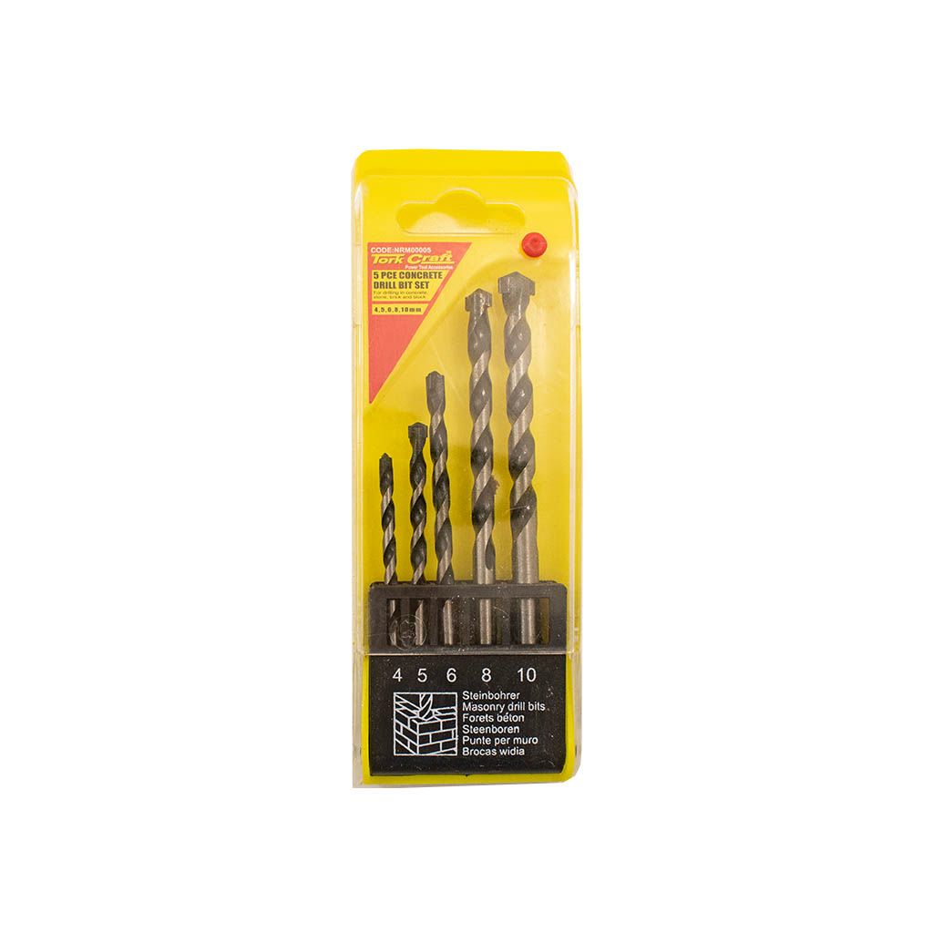 Tork Craft 5pc Drill Bit Set Concrete | Shop Today. Get it Tomorrow ...