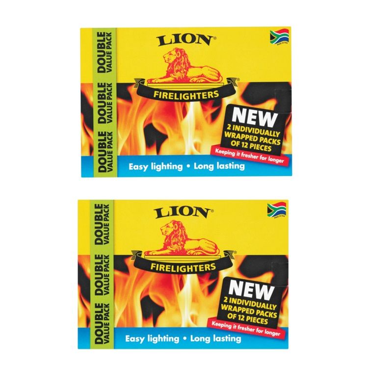 Lion Firelighters (Pack of 2) | Shop Today. Get it Tomorrow! | takealot.com