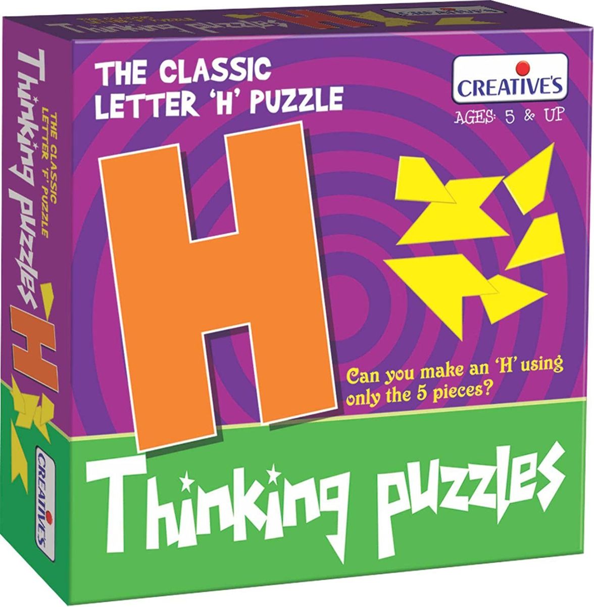 Thinking Tangram Puzzle - Letter H Educational Game for Kids | Shop ...