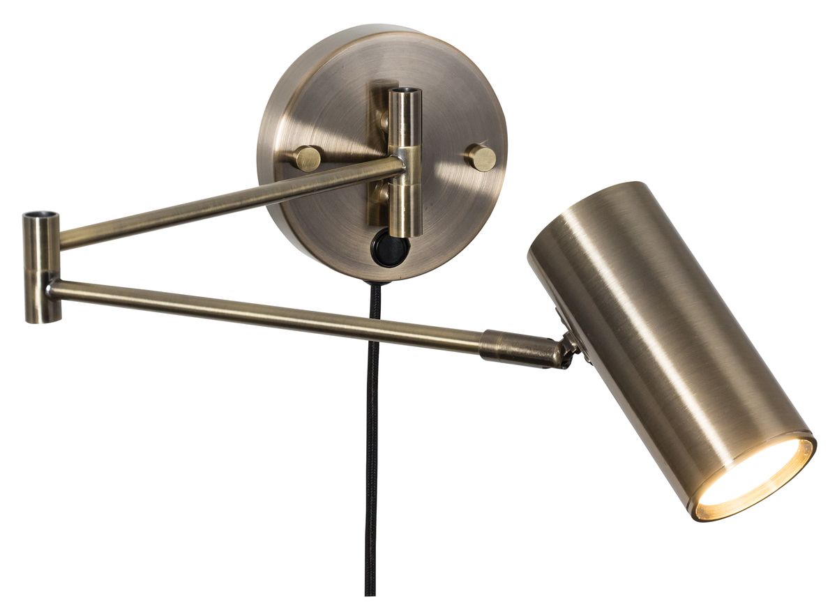 Flexible and Sleek Bedside Wall Light with Swivel Head | Shop Today ...