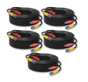 CCTV Camera Cable 30m Power & Video Ready Plug and Play SET Of 5 | Shop ...