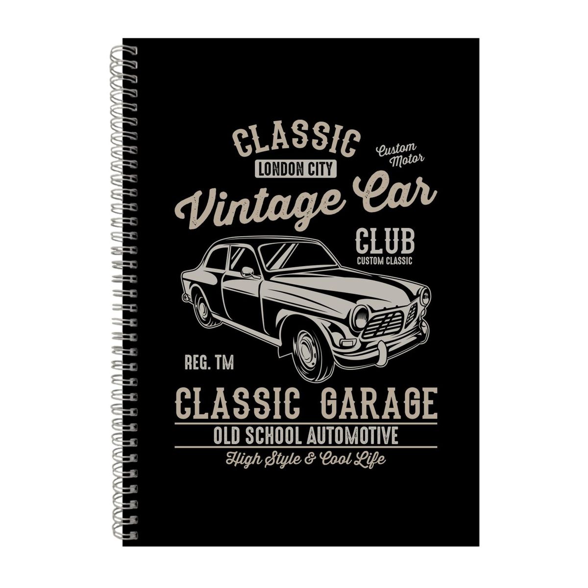 Vintage Car Club Notebook Car Gift Idea A4 Notepad 125 | Shop Today ...
