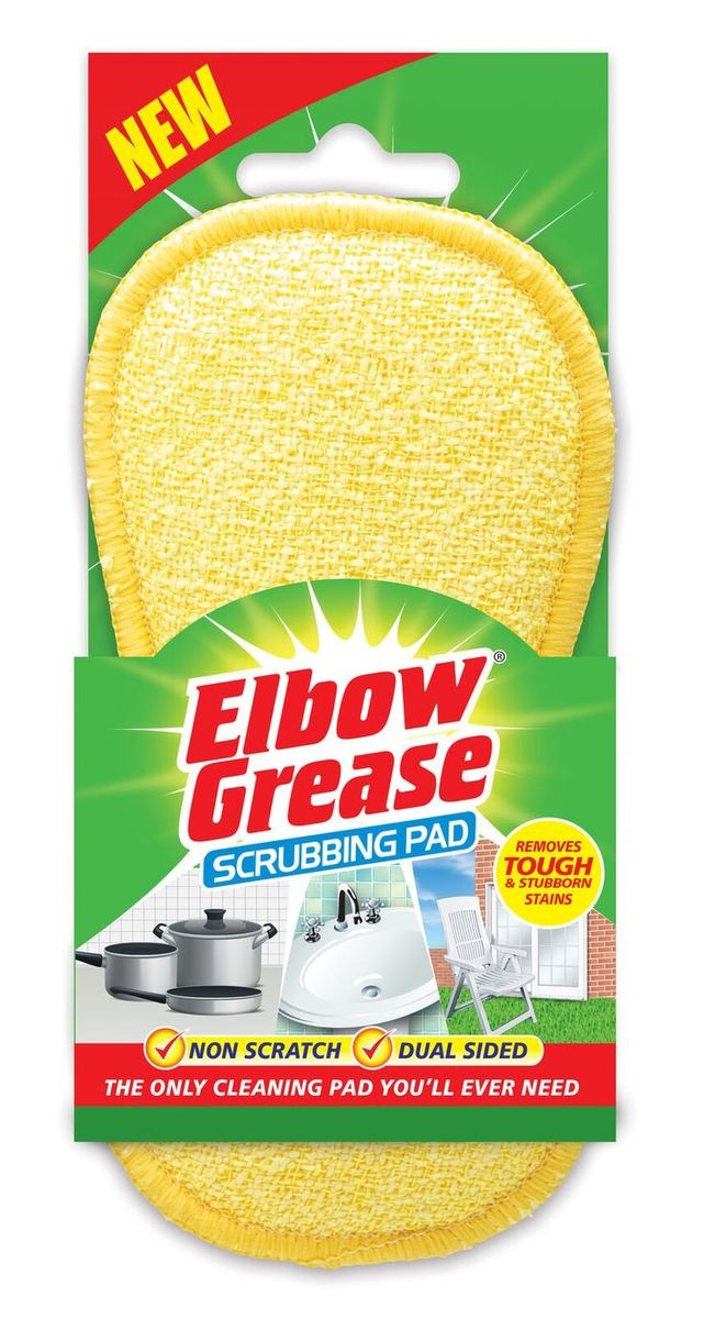 Elbow Grease Non Scratch Dual Sided Scrubbing Pad - Yellow | Shop Today ...