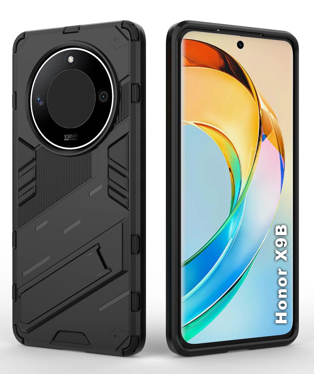 TEKRON Punk Case Shockproof Kickstand Cover Designed for Honor X9B ...
