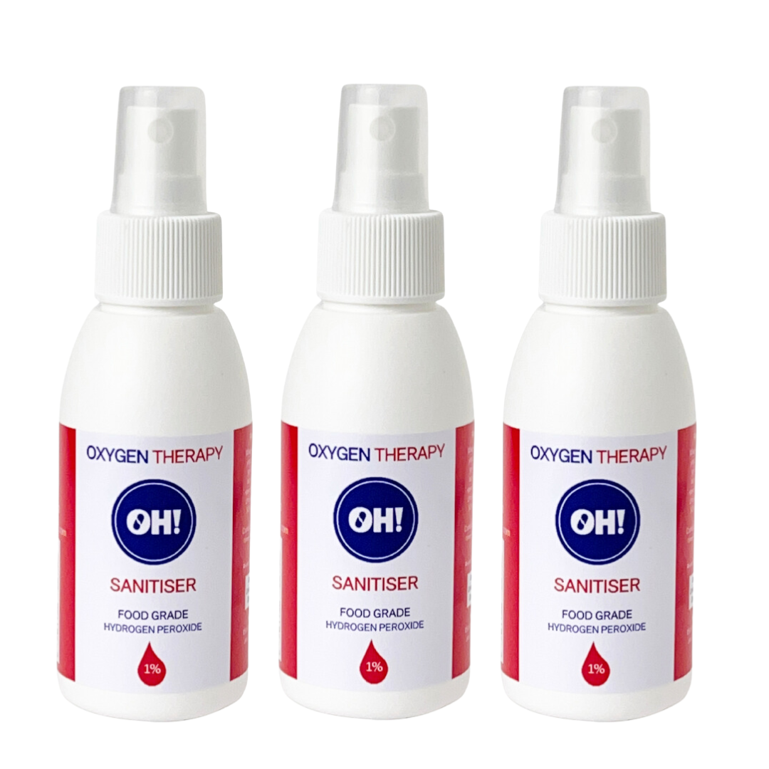 Hydrogen Peroxide 1% Sanitiser Food Grade 100ml THREE PACK | Shop Today ...