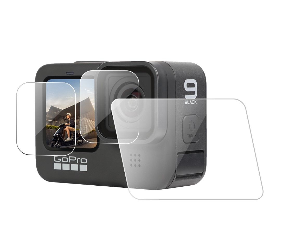 S-Cape Tempered Glass Screen Protector for GoPro Hero 9,10,11 Black-3 ...