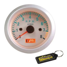 Autogauge SW Series Tachometer / 0~8,000RPM - 52mm & Gel Key Holder ...