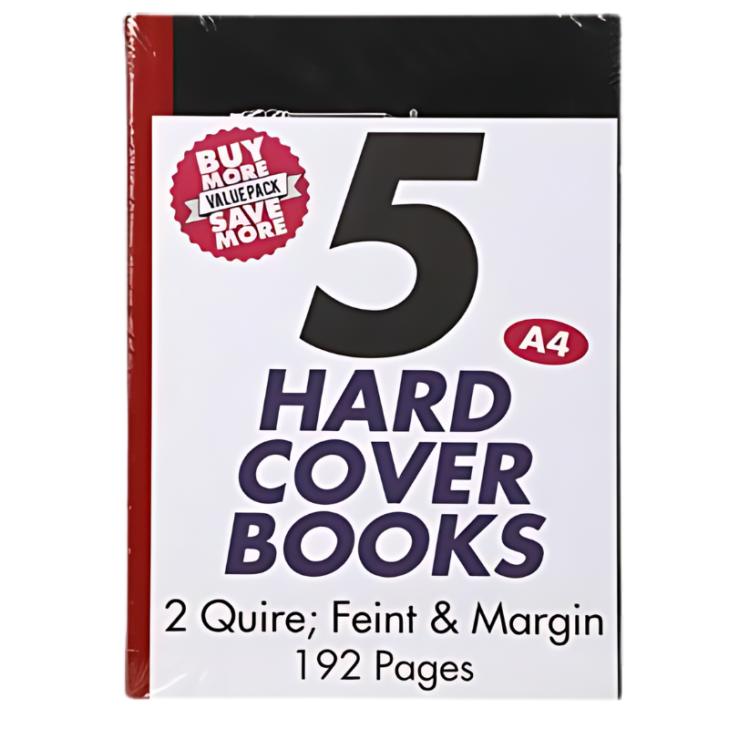 Book Hard-Cover A4 192-Page 2-Quire 5pk | Shop Today. Get it Tomorrow ...