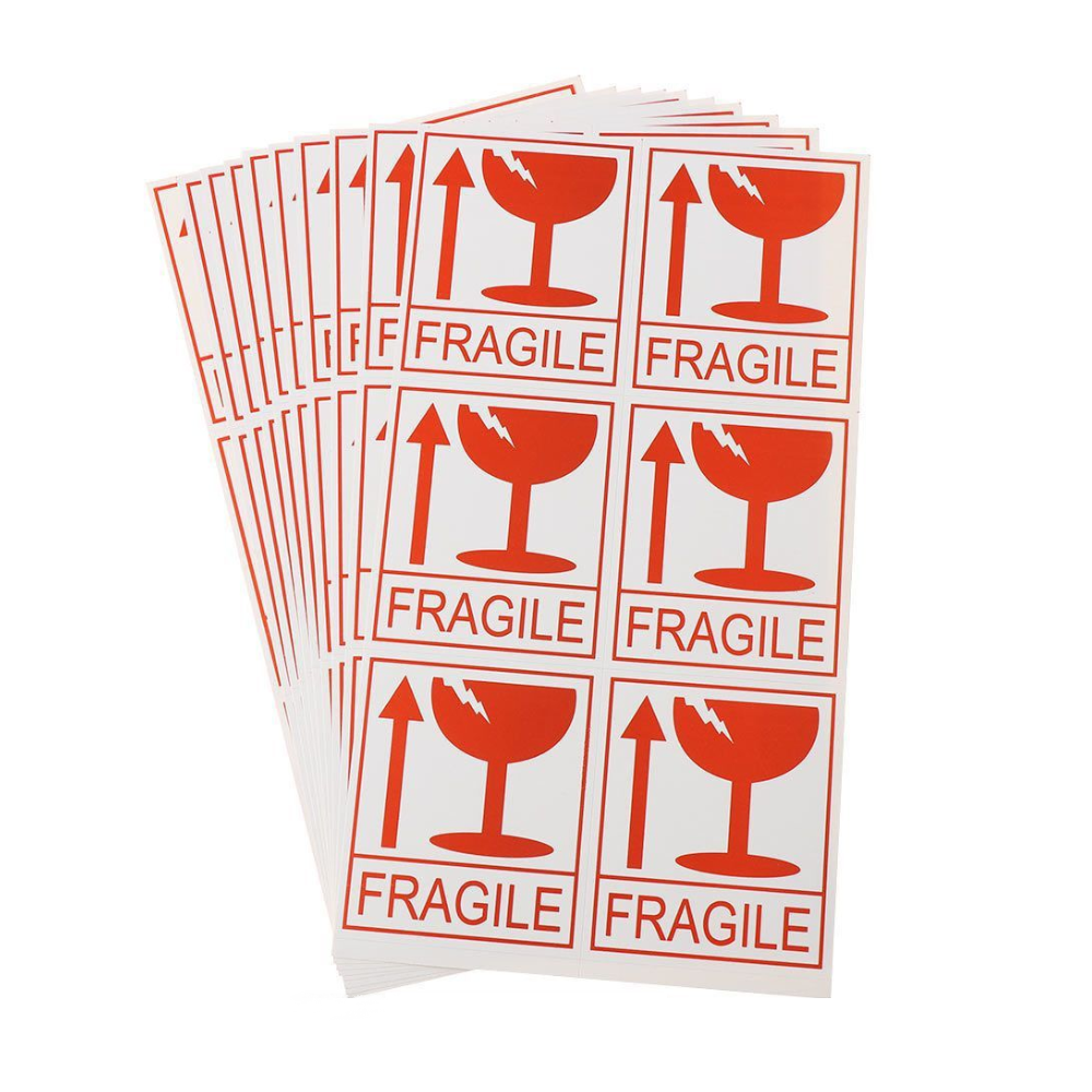 Fragile Stickers - 7cm x 8cm - 35 Sheets (210 stickers) | Shop Today ...