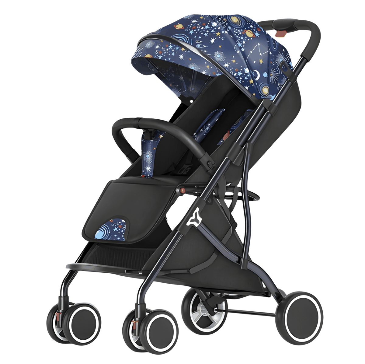 Portable Baby Stroller One-Hand Fold Pushchair W/ Aluminum Frame | Shop ...
