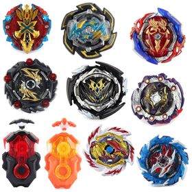 10 Piece Gyro Battle Bey Top Spinning Toy Set -8 Beys - 2 Launchers ...