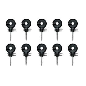 Wood Post Insulators Screw Ring For Electric Fencing - Set of 10 | Shop ...