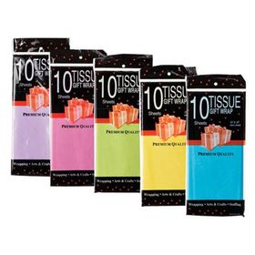 Paper Tissue Assorted Colours - 10 Sheets (5 Pack) | Shop Today. Get it ...