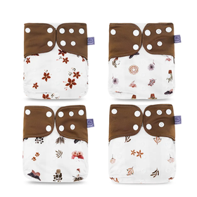 Elinfant Reusable Diapers - Brown (4 Pack) | Shop Today. Get it ...