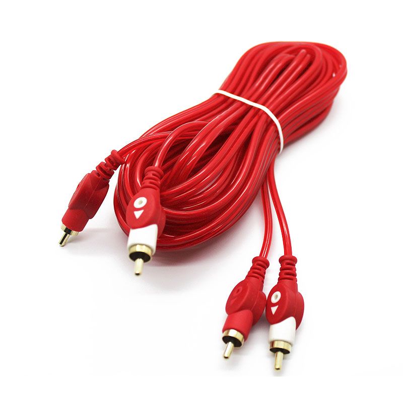 Cyberdyne Red RCA 5m 2 into 2 RCA Cabling | Shop Today. Get it Tomorrow ...