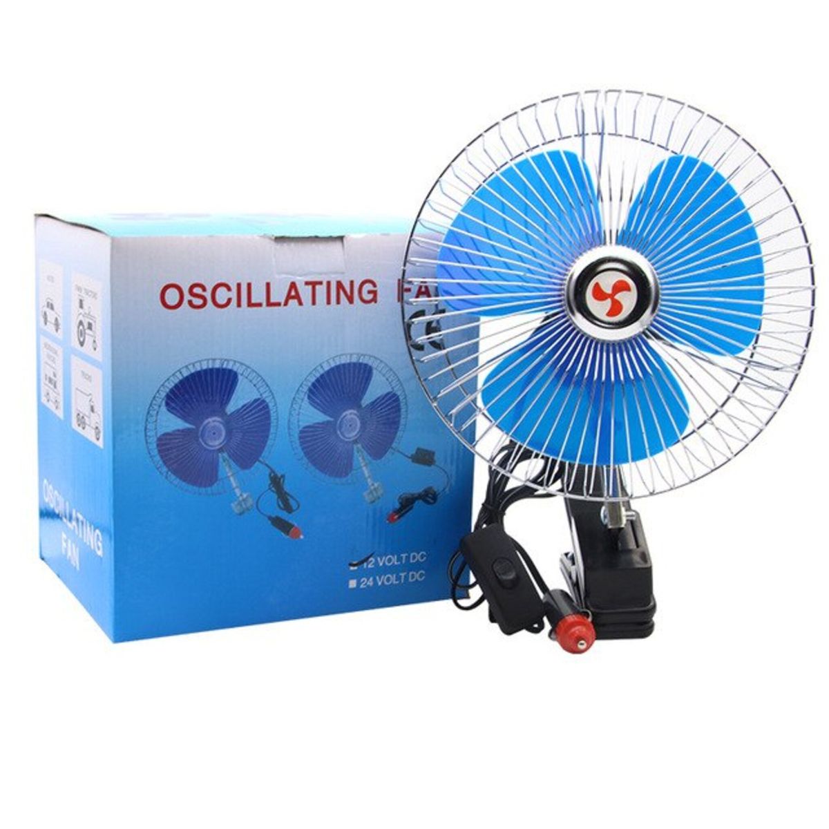 Portable Car Cooling Fan Auto Clip-On (12v) | Shop Today. Get it ...