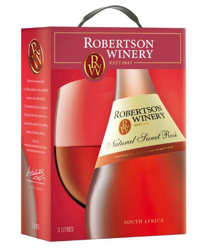 Robertson Winery - Natural Sweet Rose - 1 x 3L | Shop Today. Get it ...