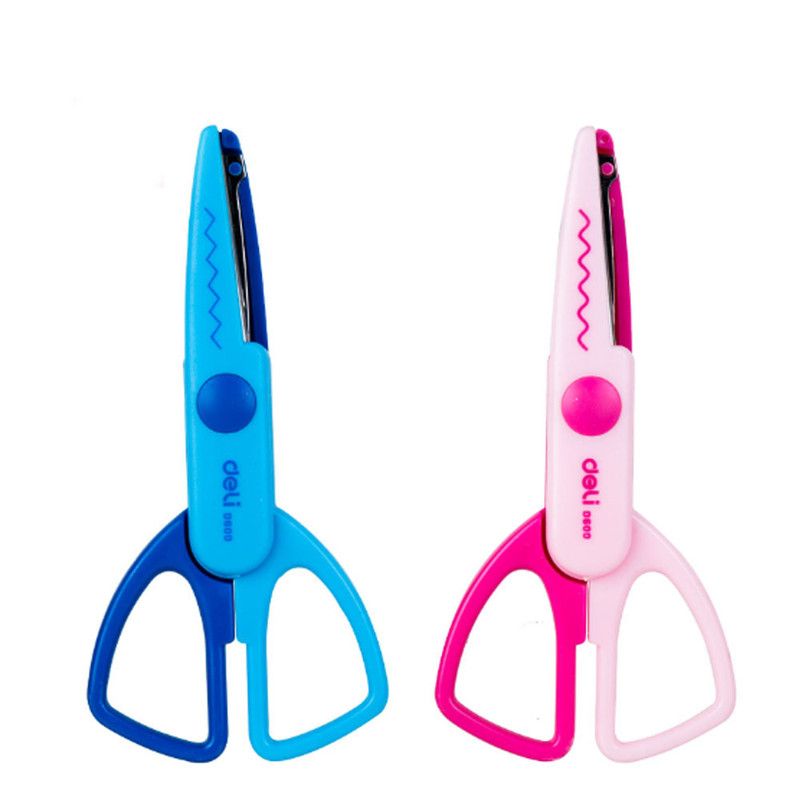 Deli - Craft Scissors Plastic Pink and Blue - 2 Scissors x 48 Pack ...