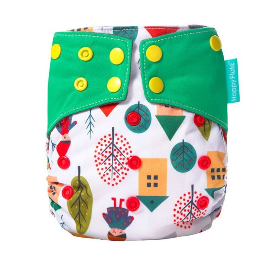 Happy Flute Cloth Baby Diaper City winter | Shop Today. Get it Tomorrow ...