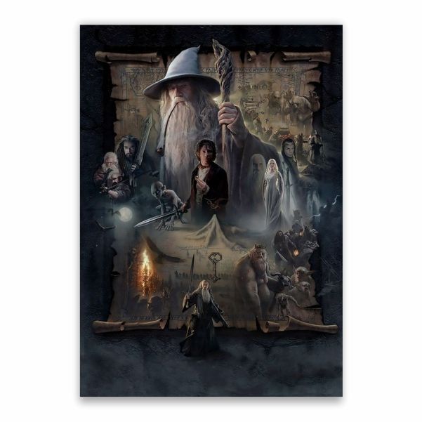The Hobbit Movie Collage Poster - A1 | Shop Today. Get it Tomorrow ...