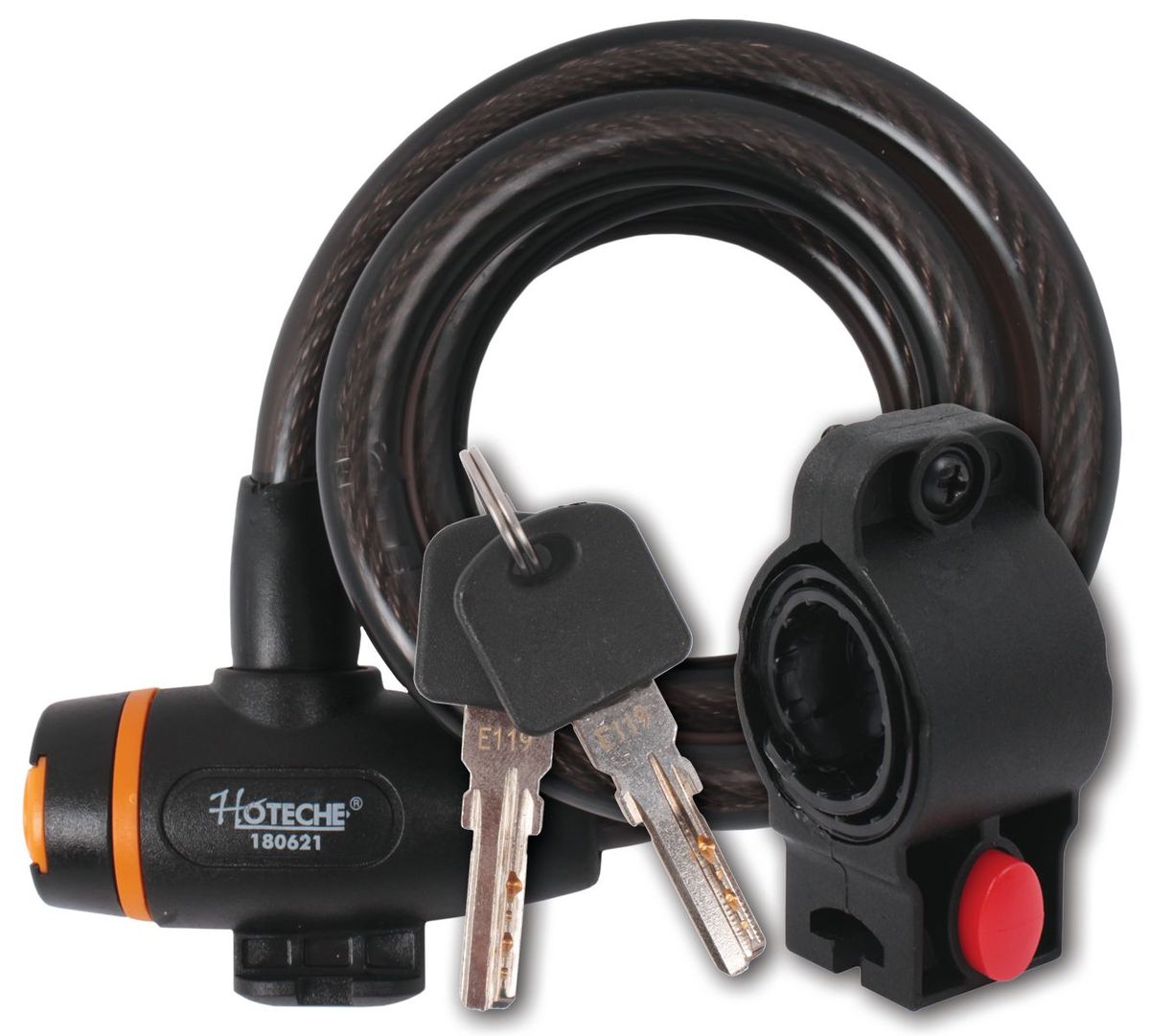 Hoteche Spiral Cable Lock 10mm x 1 Meter | Shop Today. Get it Tomorrow ...