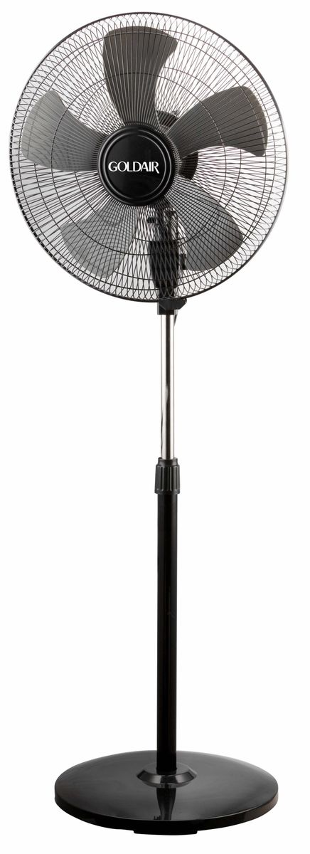 Goldair High Velocity Black Indoor Touch Controlled Pedestal Fan | Shop ...