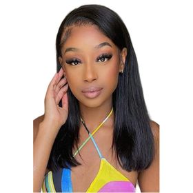 VSP Straight 16In Glueless 13x4 HD Lace Frontal Wig - Brazilian Human ...