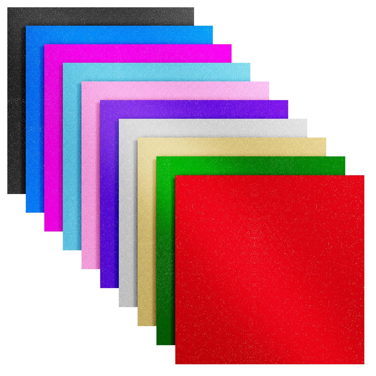 Sticker Vinyl Holographic Glitter Sticker Vinyl Permanent 10 PCS ...