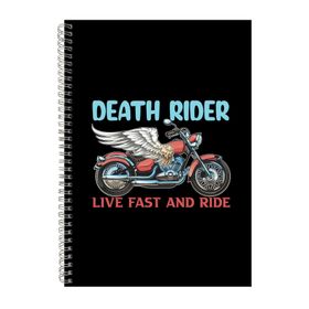 Death Rider Notebook Biker Gift Idea A4 Notepad 145 | Shop Today. Get ...