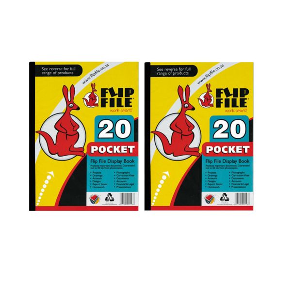 20 Pockets Flip File - pack of 2 | Shop Today. Get it Tomorrow ...