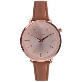 Gotcha Rosegold & Tan Sun-Kissed Watch - Ladies | Shop Today. Get it ...