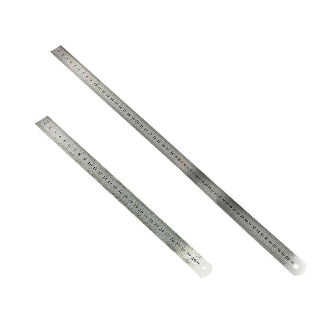 Set of 2 Stainless Steel Rulers - 30cm and 60cm | Shop Today. Get it ...