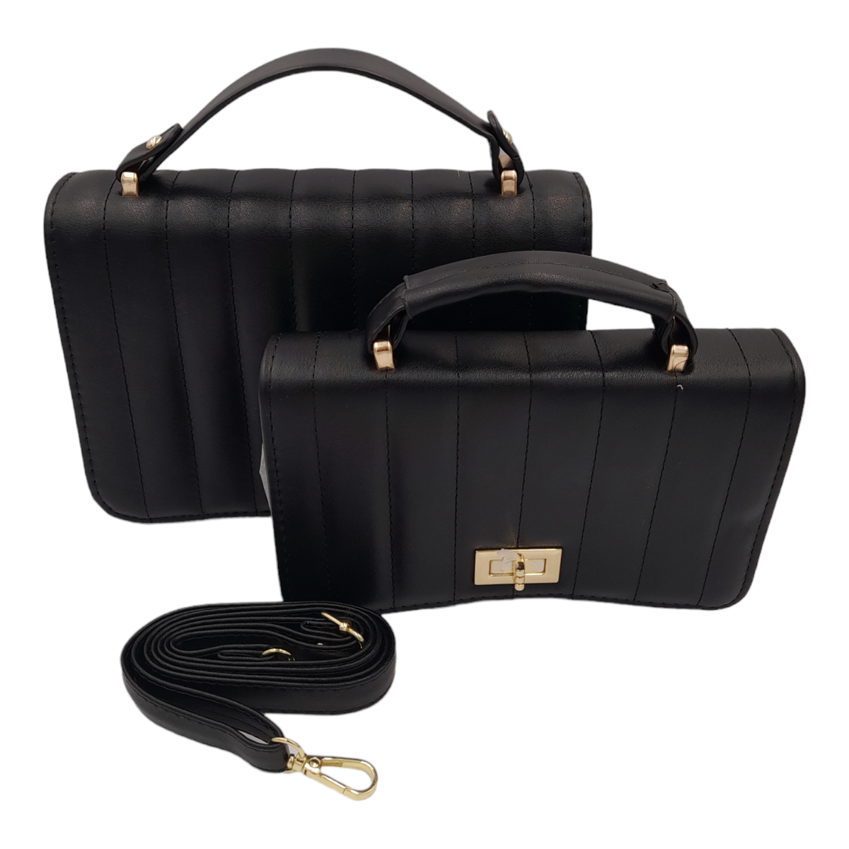 2-Piece Sling Bag Crossbody Handbags for Women Everyday Shoulder Bags ...