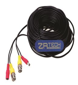 Zatech 40 metre power and video CCTV Camera Cable - Black | Shop Today ...