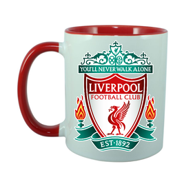 Liverpool Football Club Two-Toned Coffee Mug: Drink Like a True Fan ...