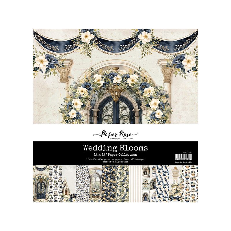 Paper Rose Wedding Blooms 12x12 Paper Collection | Shop Today. Get it ...