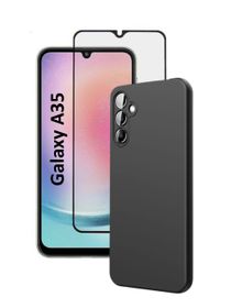 Silicone Phone Case & Screen Protector Combo Compatible with Samsung ...