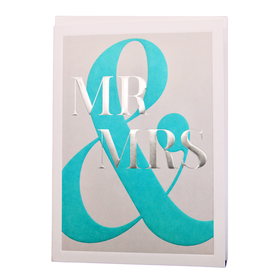 Wedding Card - "Mr & Mrs" - Bold Text | Shop Today. Get it Tomorrow ...