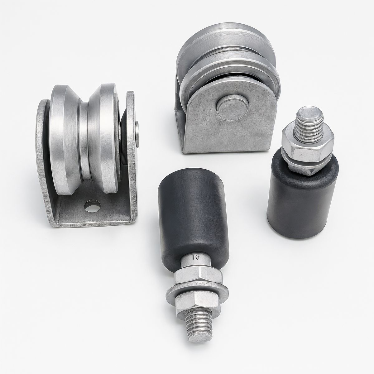 Gate Wheel & Roller Kit 60mm Galvanised | Shop Today. Get it Tomorrow ...