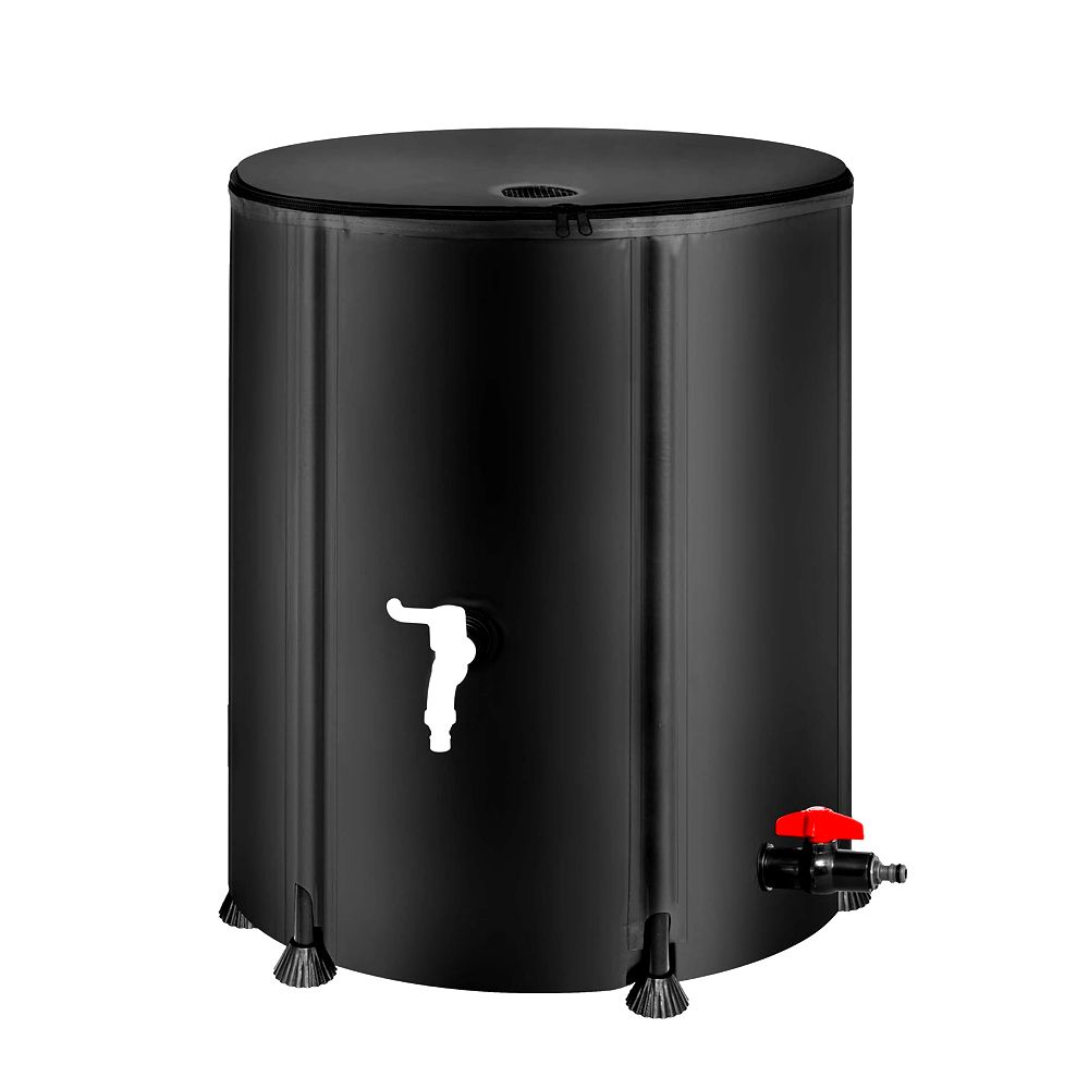 100L Water Tank Rain Barrel Rainwater Storage Collect Foldable ...
