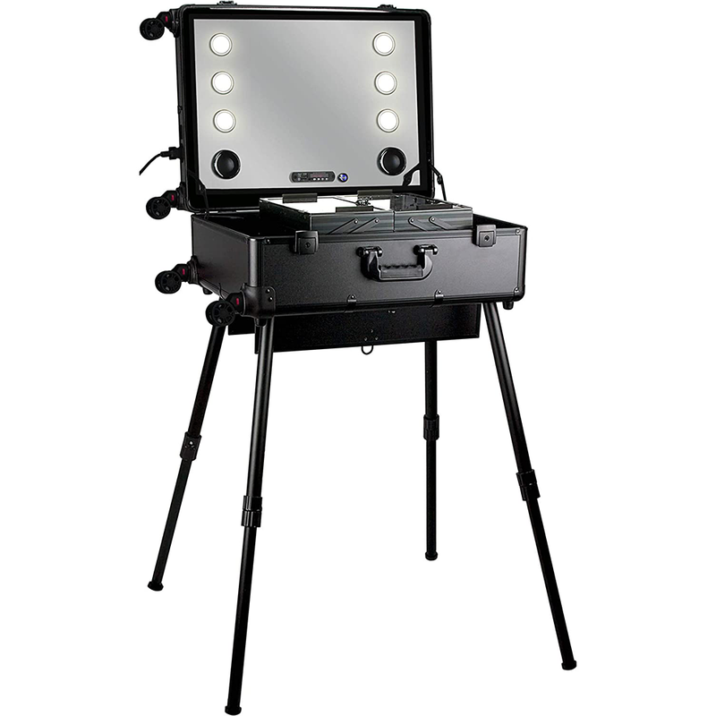 Professional MUA Studio and Workstation With 6 Dimmable Lights And 2 ...