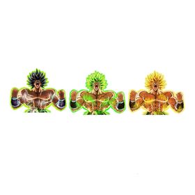3 in 1 Dragonball Dbz Broly Transforming 3d Motion Sticker | Shop Today ...