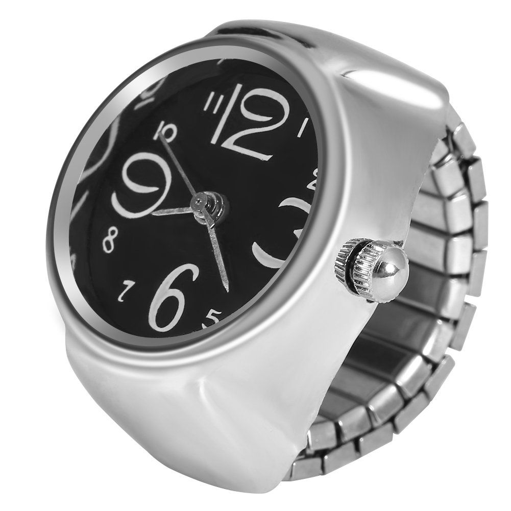 Black Dial Silver Ring watch | Shop Today. Get it Tomorrow! | takealot.com