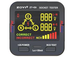 ZATECH Digital Socket Tester LCD Display (ZT-E8) | Shop Today. Get it ...