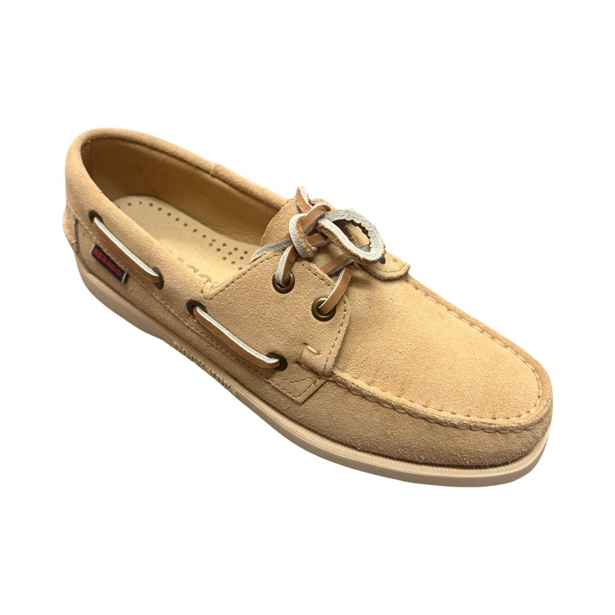 Sebago Women's Docksides Suede Boat Shoe - Beige | Shop Today. Get it ...