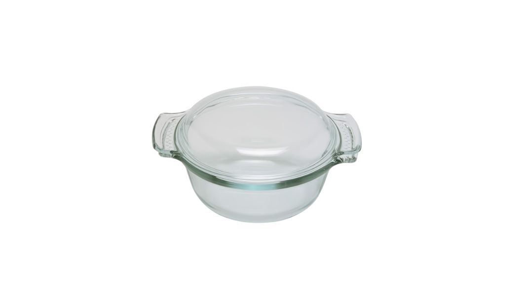 Borosilicate Glass Round Casserole Dish - 2.1L | Buy Online in South ...