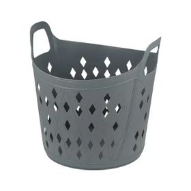 Plastic Soft Shell Ventilated Laundry Clothes Toys Basket Organizer ...