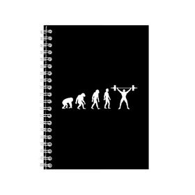 Gym evolution Notebook Fitness Gift Idea A5 notes 128 | Shop Today. Get ...