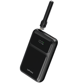 22.5W Power Bank 10000mAh, Built-in a Bidirectional Fast Charge Cable ...