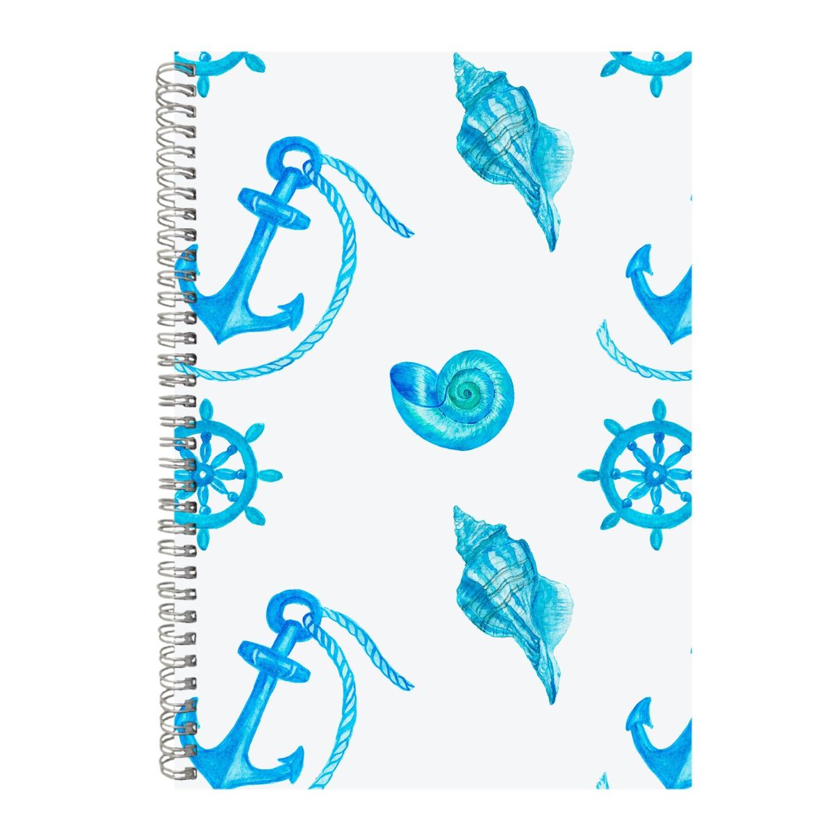 Shell A4 Notebook Spiral and Lined Sea Lovers Graphic Notepad Present ...